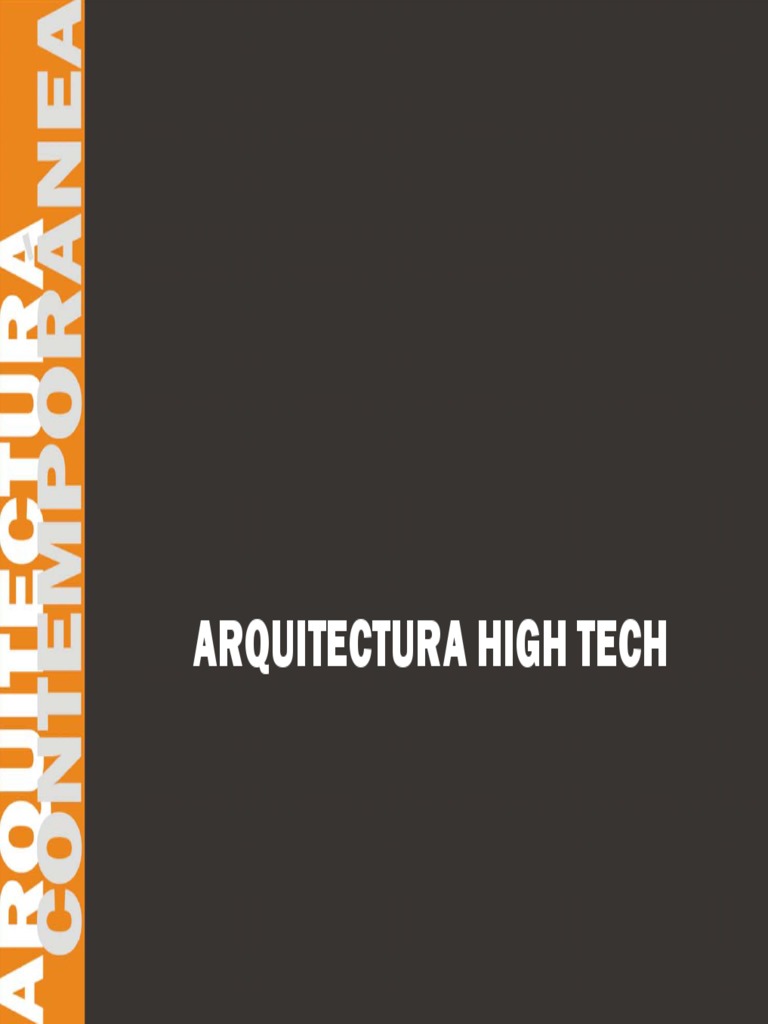 Arquitectura High Tech: Innovación y Estilo | PDF | Science | Ciencia ...