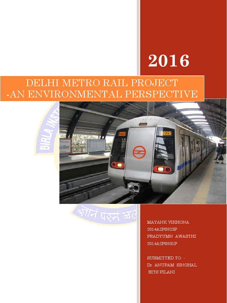 ENVIRONMENTAL IMPACTS OF DELHI METRO RAIL PROJECT - Environmental ...