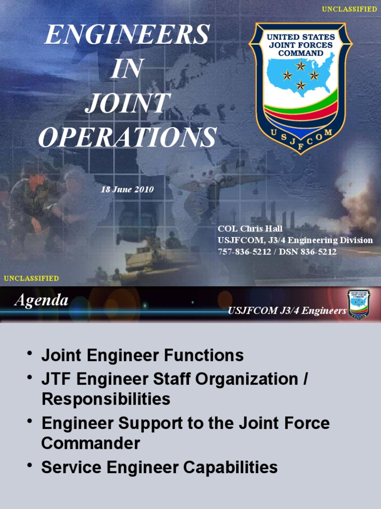 Joint Engineer Support in Operations | PDF | Battalion | United States ...