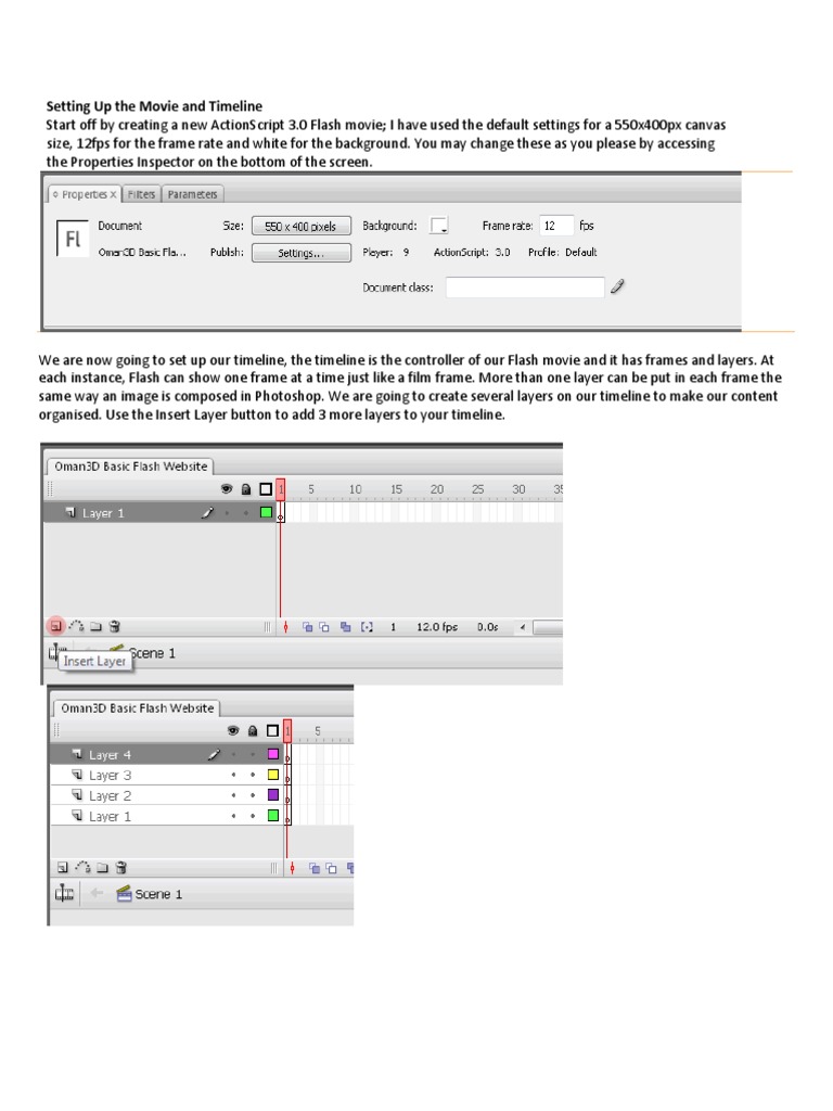 Creating Basic Flash Website Download Free Pdf Adobe Flash Action Script