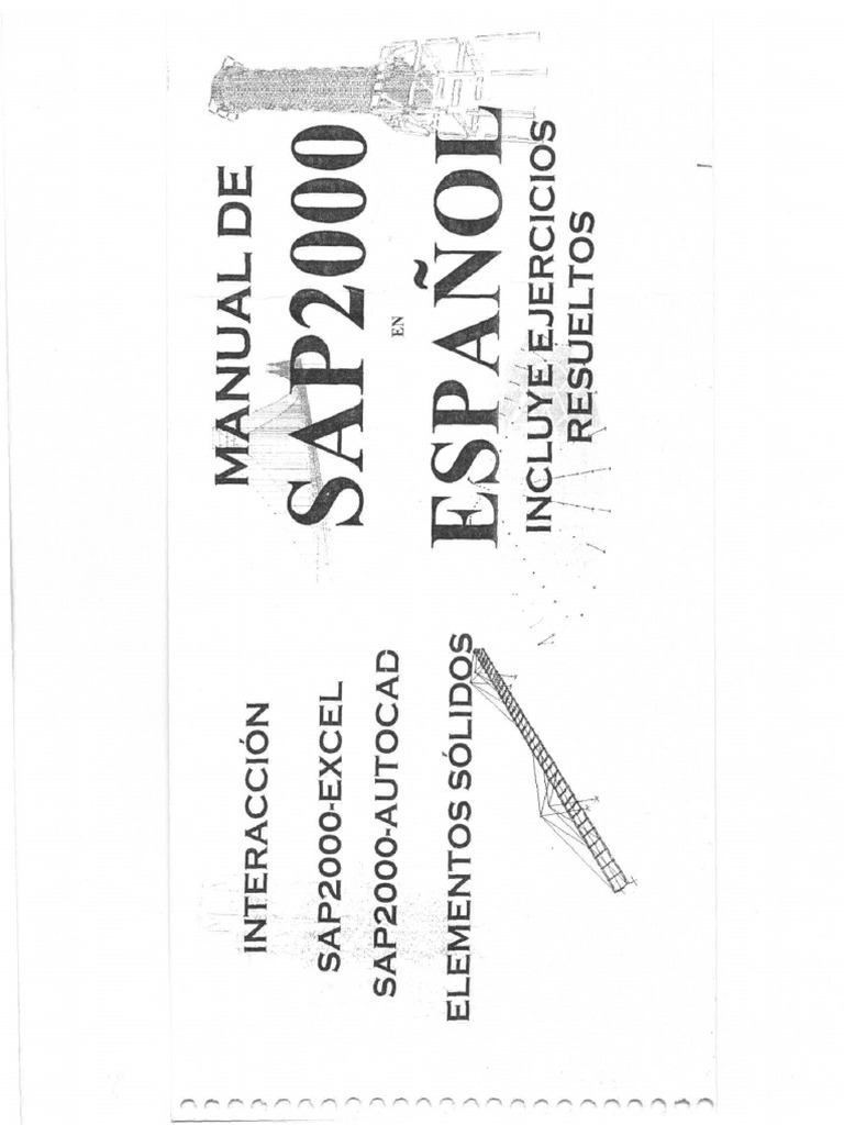 Manual de Sap 2000 en Español 1 PDF | PDF