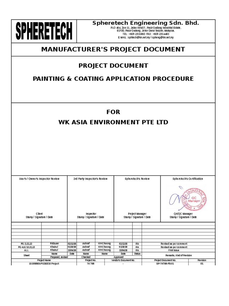 External Painting Specifications Guide | PDF | Paint | Specification ...