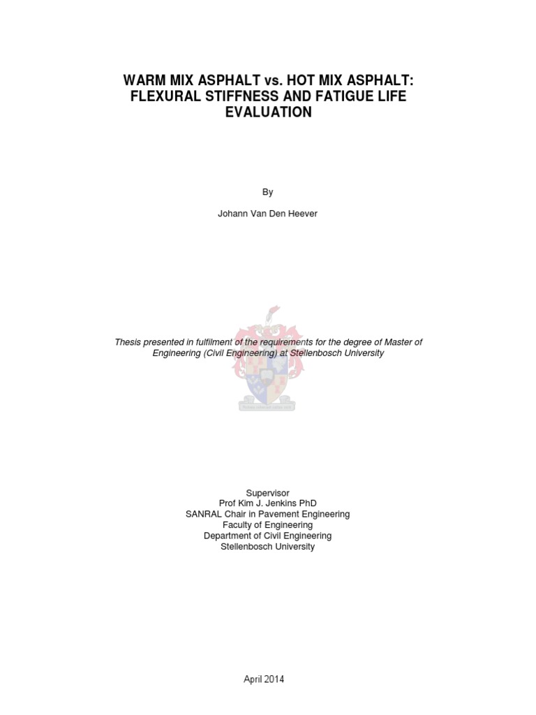 2014 - MSC - WMA Vs HMA PDF | PDF | Greenhouse Gas | Kyoto Protocol