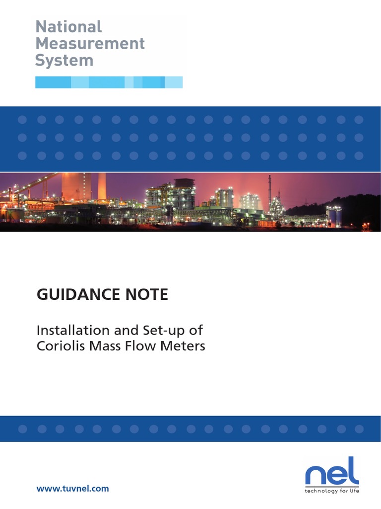 Coriolis Mass Flow Meter Installation Guide | PDF | Home & Garden