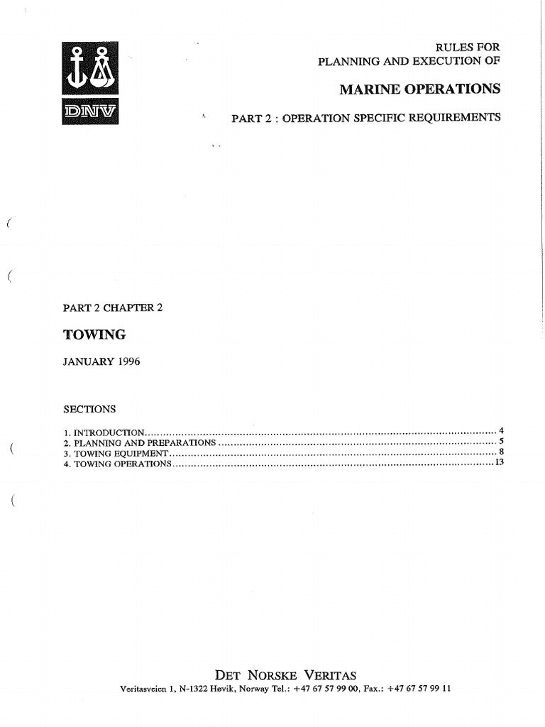 Pt-2 Chp-2 Towing | PDF