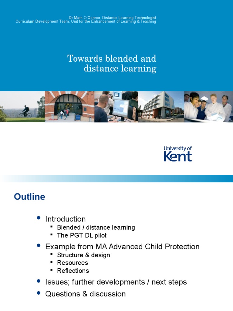 Towards Blended and Distance Learning | PDF | Educational Technology ...