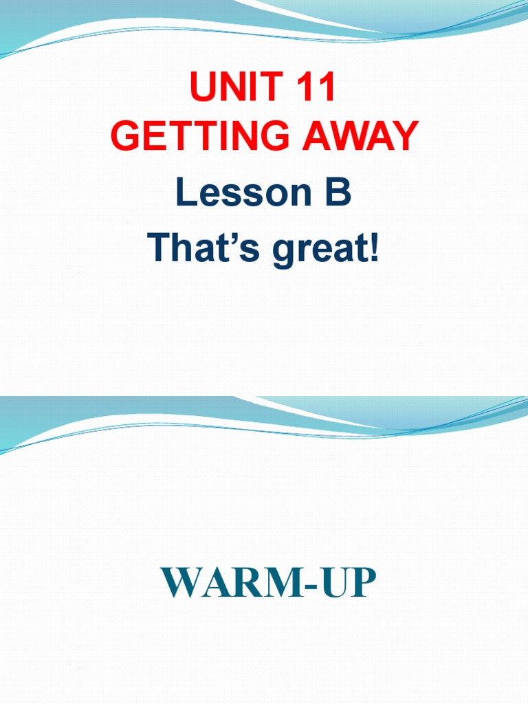 Unit 11 Lesson B | PDF