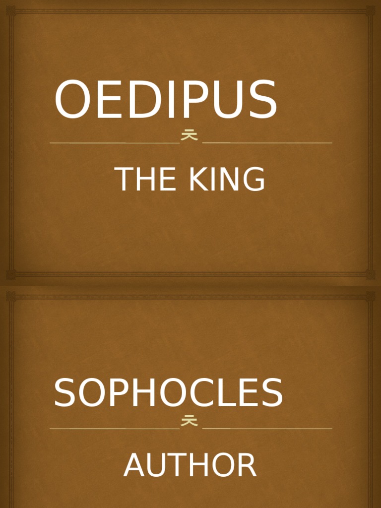Oedipus: The King | PDF | Sophocles | Theban Mythology