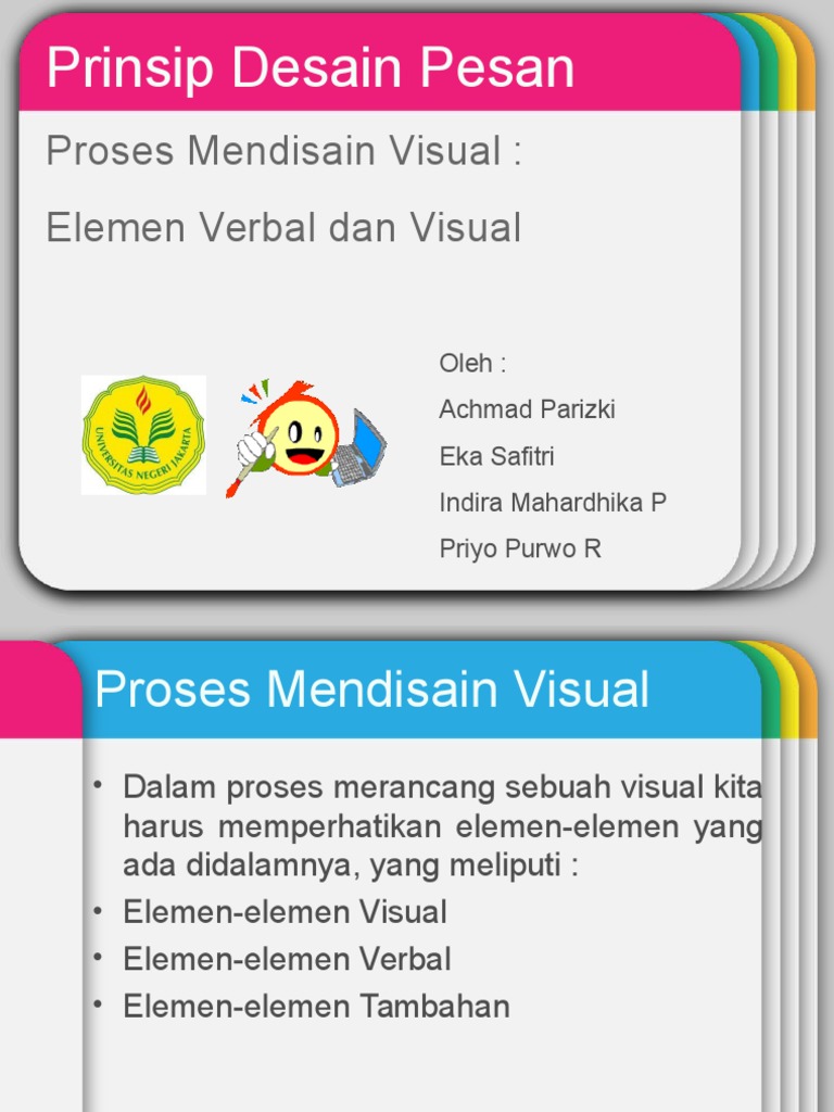 Proses Mendisain Visual: Elemen Verbal Dan Visual | PDF