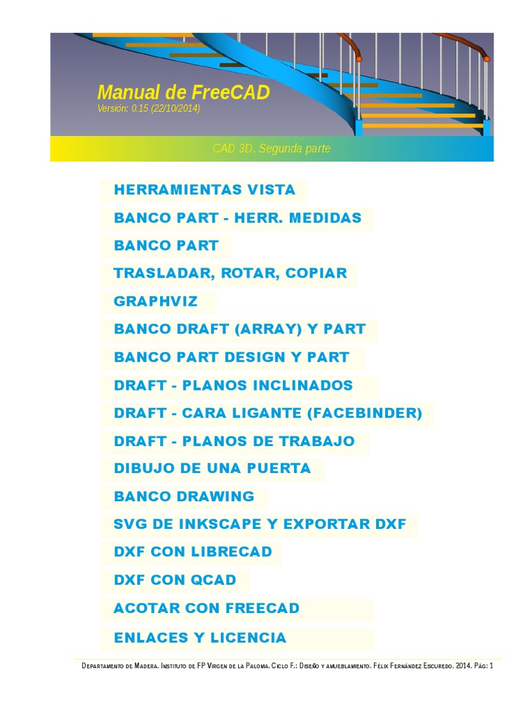 Manual Tutorial Freecad Segunda Parte | PDF | Point and Click | Ventana (informática)