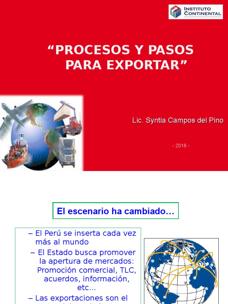 Procesos y Pasos Para Exportar | Exportaciones | aduana | Prueba gratuita de 30 días | Scribd