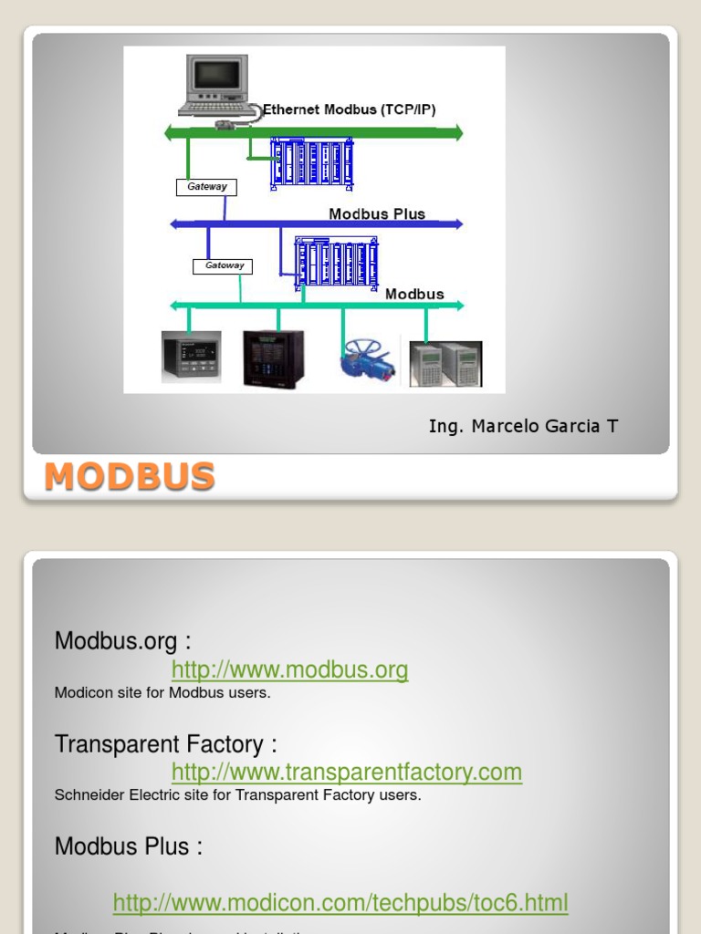 Modbus PDF | PDF | Byte | Protocolos de capa física