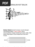Dasar Not Balok (Nilai Not Dan Penjelasannya) | PDF