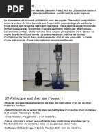 Essai VBS au bleu de méthylène | PDF