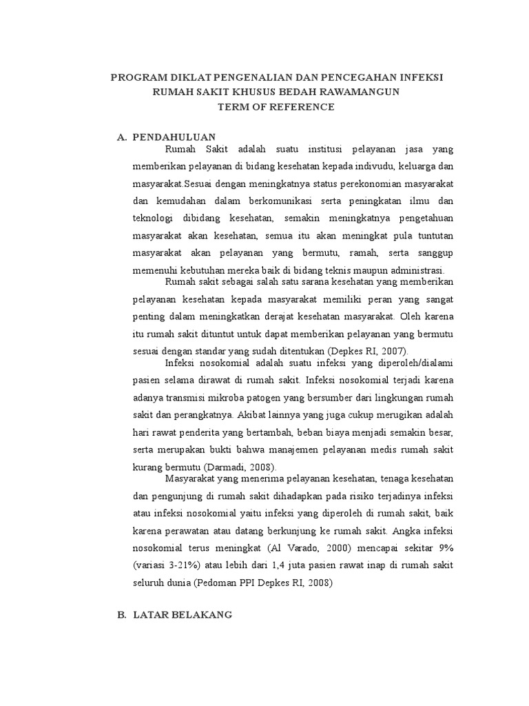 Tor Program Diklat PPI | PDF