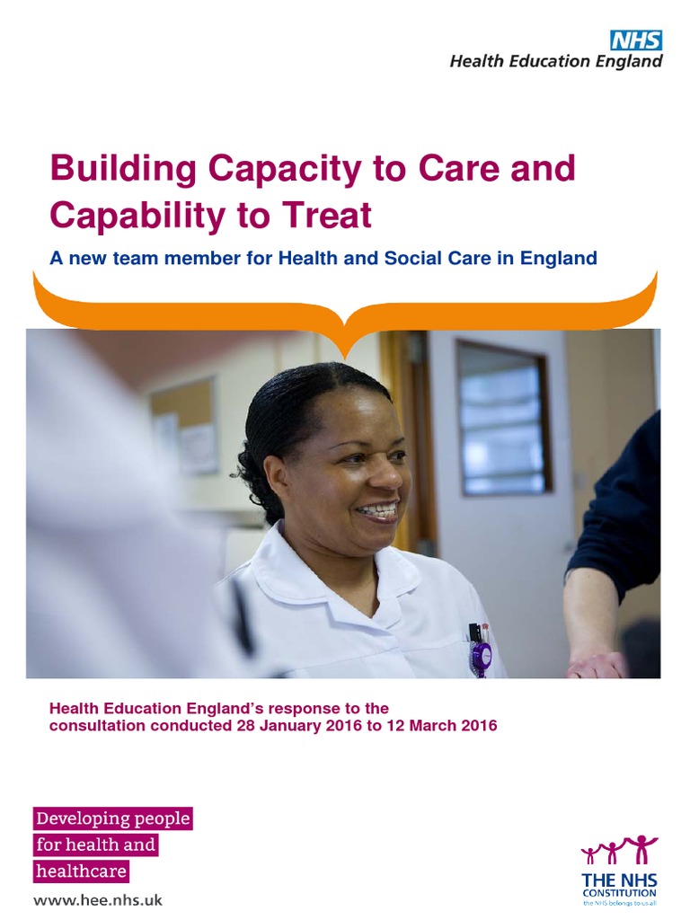 Building Capacity To Care and Capability To Treat | PDF | Nursing ...