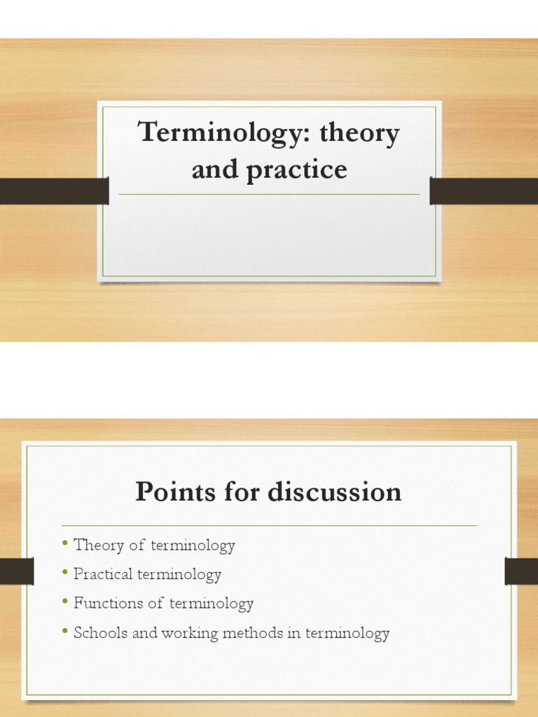 Understanding Terminology Theory and Practice | PDF | Lexicology | Theory