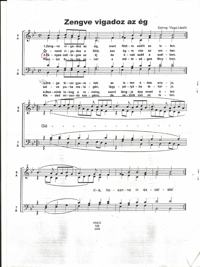 Zengve Vigadoz Az Ég | PDF