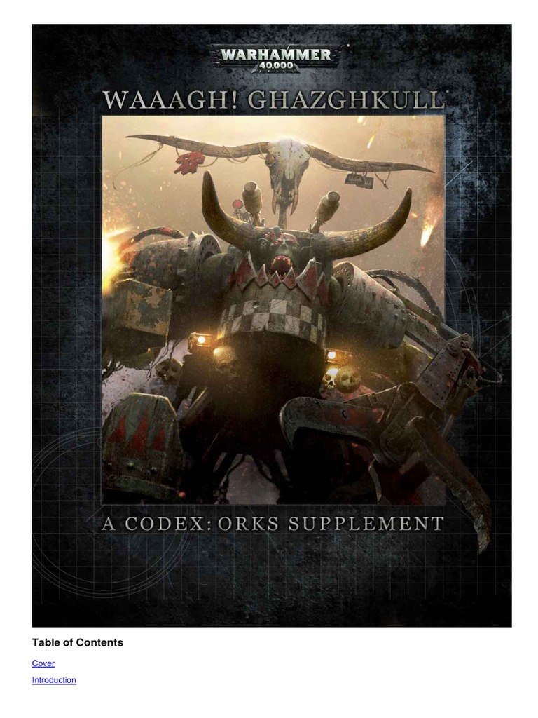 Waaagh Ghazghkull | PDF | Outer Space | Unrest