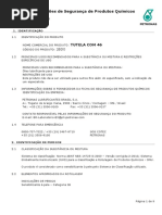 FISPQ Sabonete Spray Scott 400ml | PDF | Primeiros socorros | Queimadura
