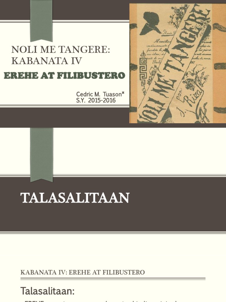 Erehe at Filibustero | PDF