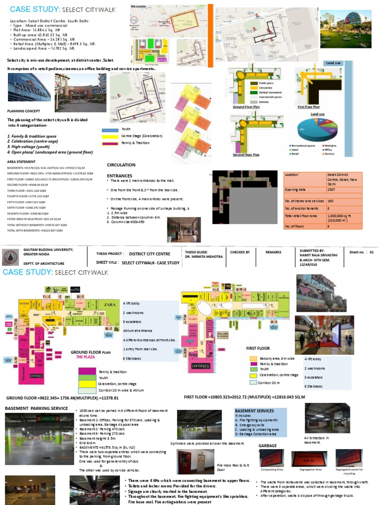 Case Study Saket Select City | PDF | Elevator | Building Engineering