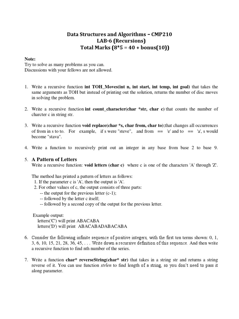 Lab 6 | PDF | Parameter (Computer Programming) | Function (Mathematics)