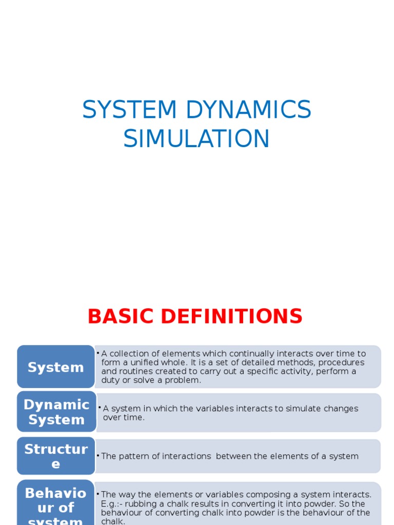 System Dynamics Simulation - Revised | PDF | Simulation | Fluid Dynamics