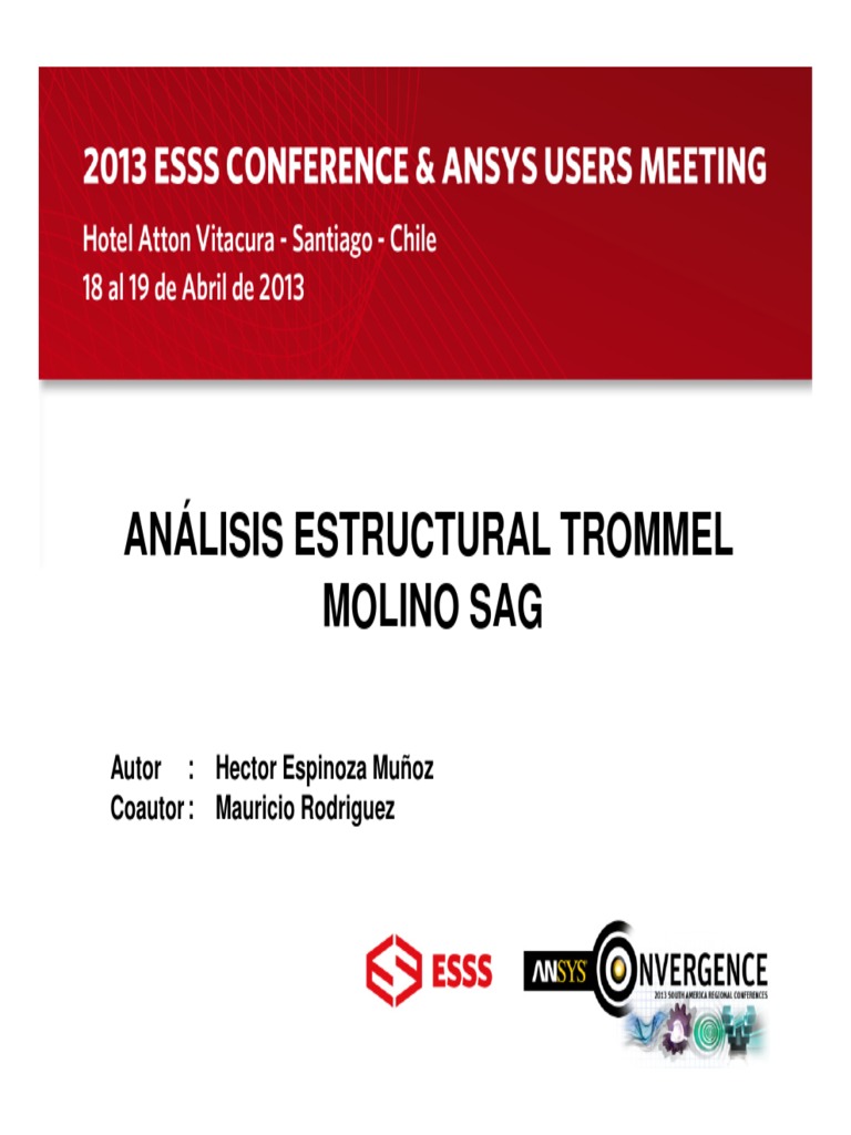 Análisis Estructural de Trommel SAG | PDF | Diseño | Science