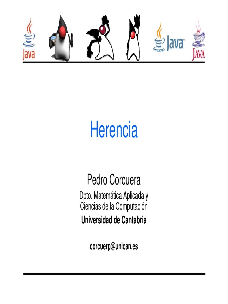 Conceptos Clave de Herencia en Java | PDF | Herencia (Programación Orientada a Objetos) | Java ...
