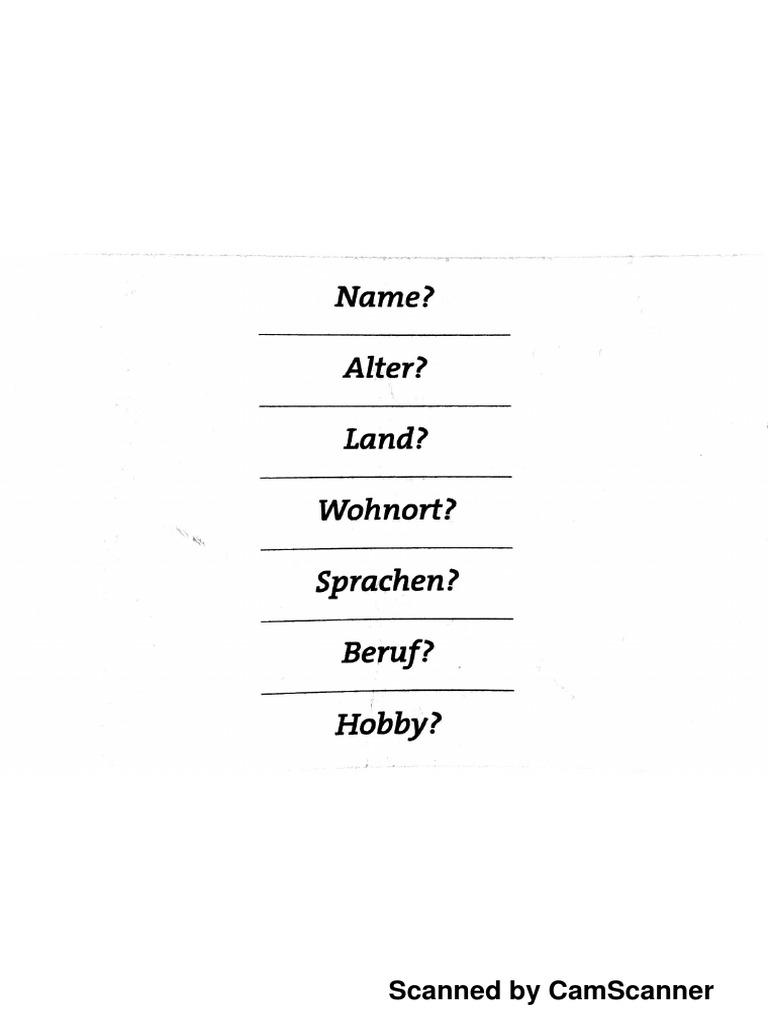 German Introduction | PDF