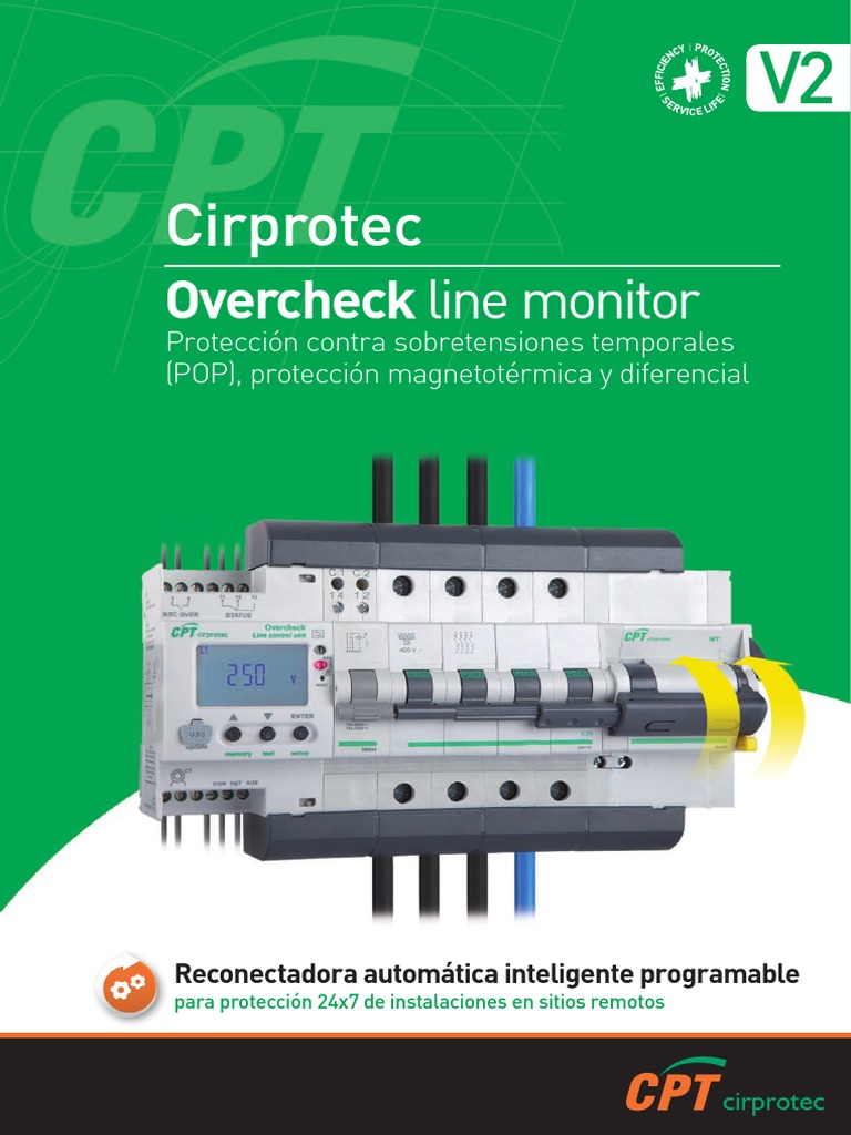 CPT Cirprotec v2 Unidad de Control de Linea Overcheck (Latam) | PDF ...