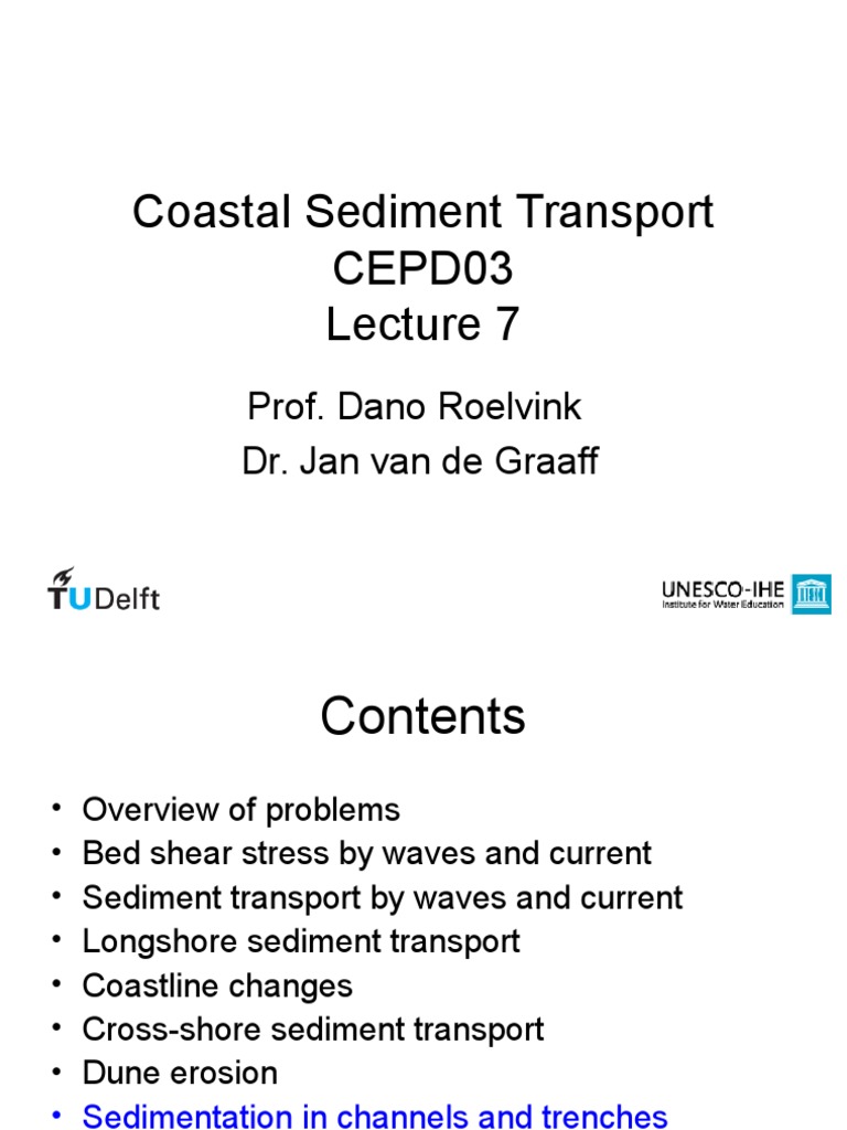 Coastal Sediment Transport Analysis | PDF | Science & Mathematics