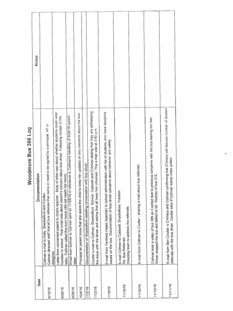 Hamilton County Department of Education School Bus Correspondence | PDF