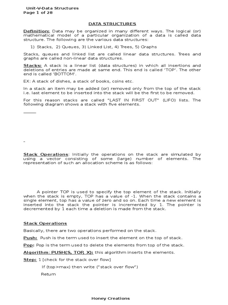 Data Structures Pdf Queue Abstract Data Type Array Data Structure