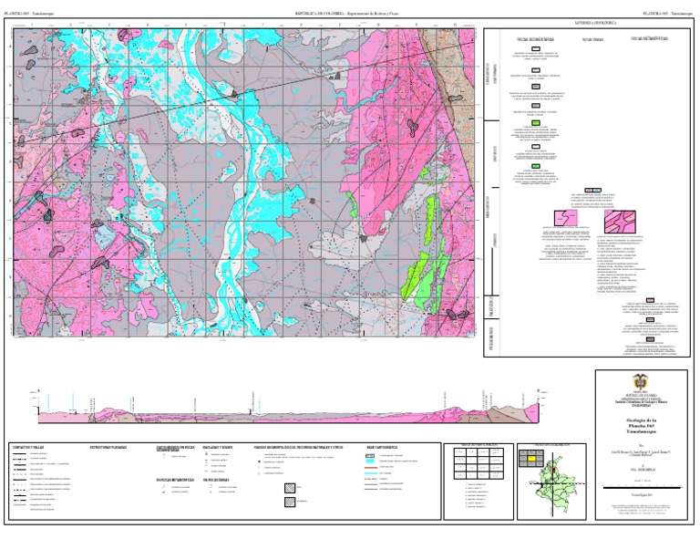 Plancha IGAC 065 Tamalameque-Rioviejo | PDF | Geología | Rocas