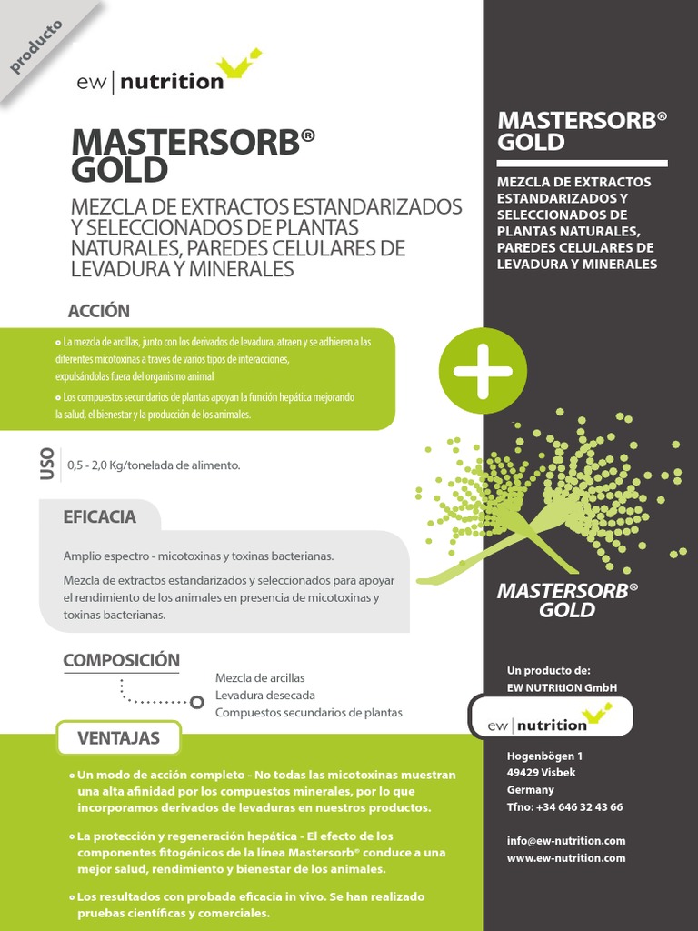 0916 Ficha EW Nutricion Mastersorb 2 | PDF | Salud y bienestar | Tecnología