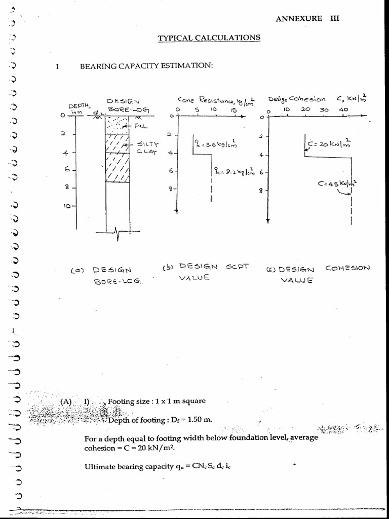 Pile Capacity Calculation
