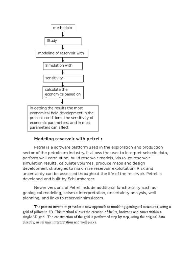 Modeling Reservoir With Petrel | PDF