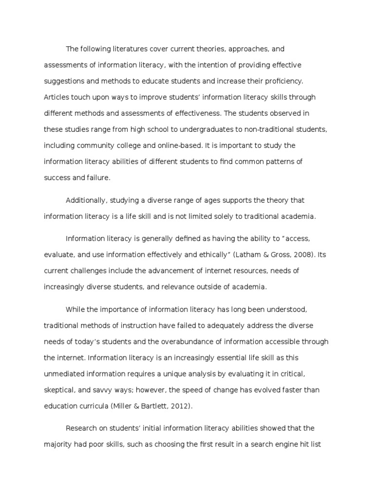 RRL New | Download Free PDF | Information Literacy | Literacy RRL New | Download Free PDF | Information Literacy | Literacy