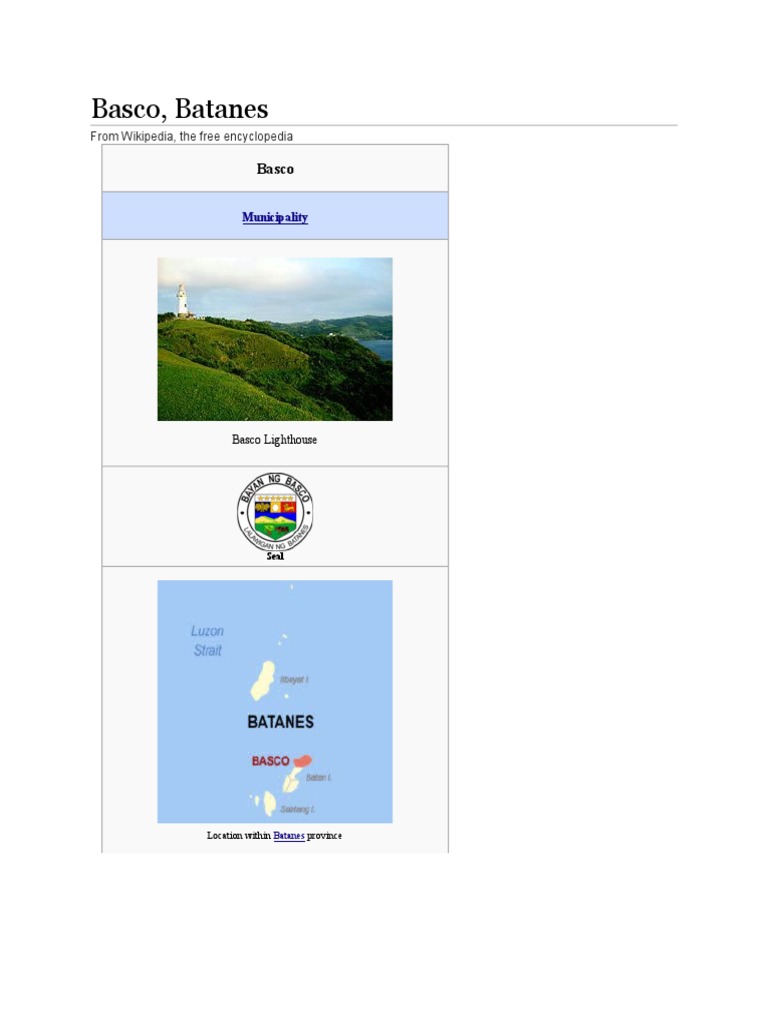 Basco Batanes | PDF | Climate | Earth Sciences