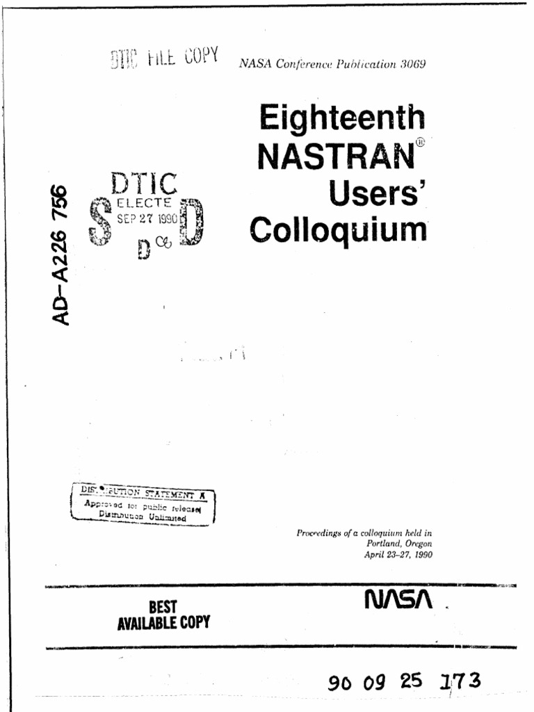 Cquad4 Nasa | PDF | Finite Element Method | Computer File