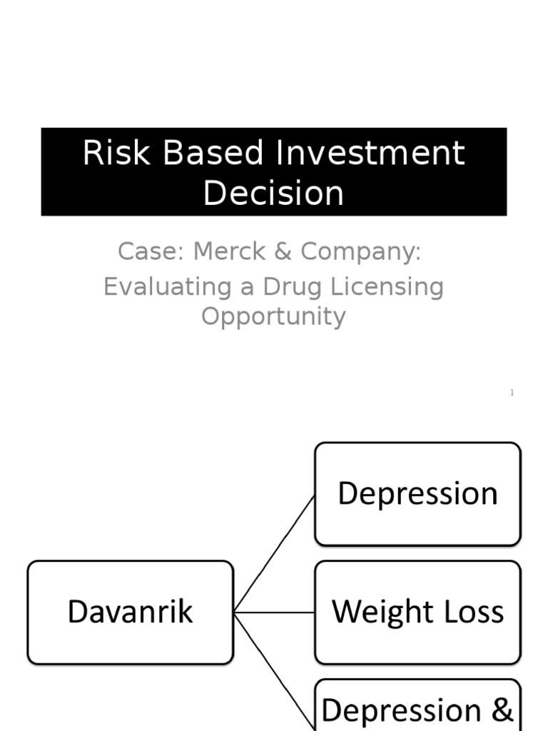 Evaluating Merck's Drug Licensing Risks | PDF | Clinical Trial | Food ...