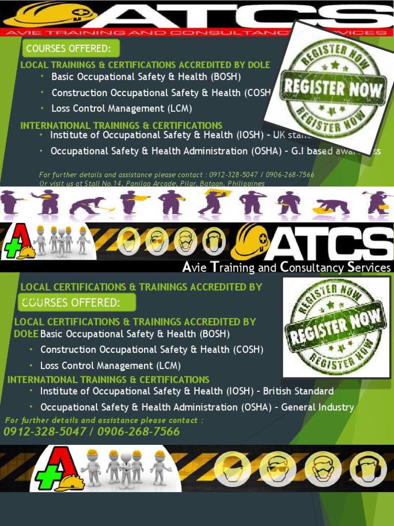 Local Trainings & Certifications Accredited by Dole | PDF