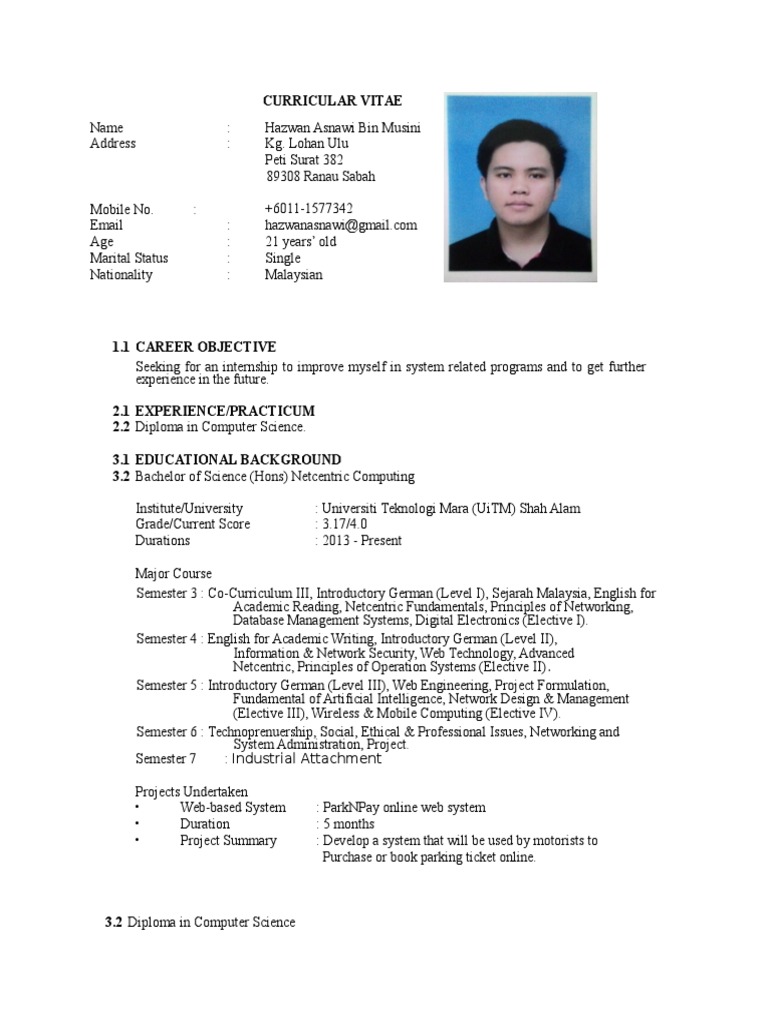 Resume | PDF | Web Application | Computer Programming