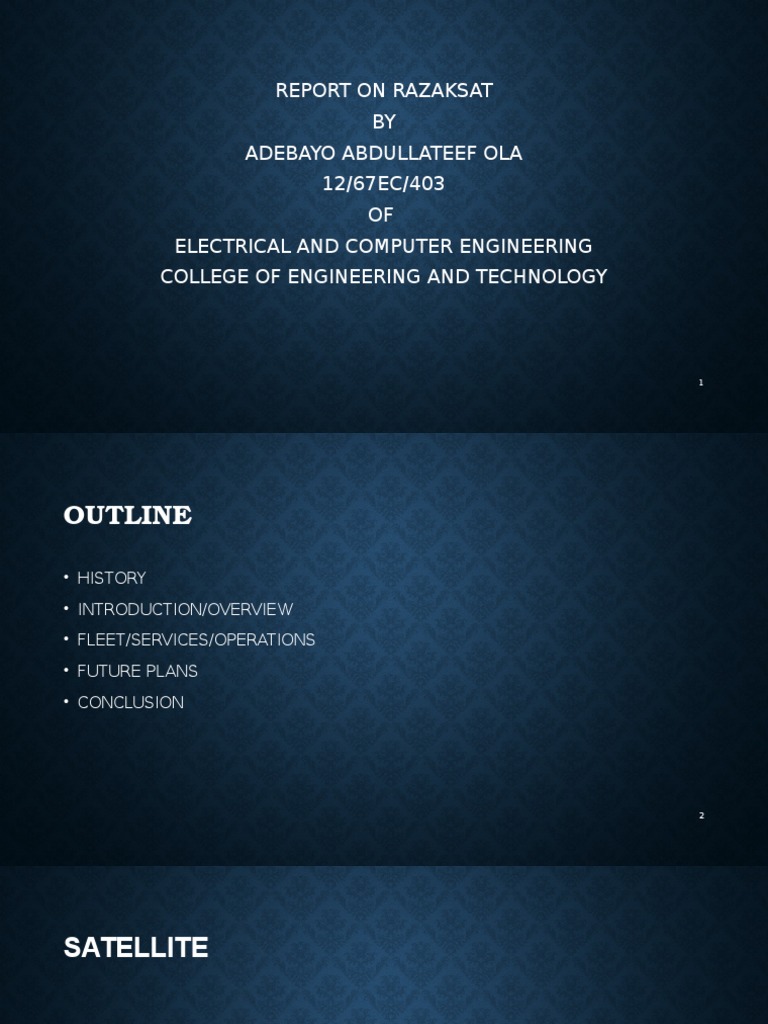 Razaksat | PDF | Satellite | Scientific Exploration
