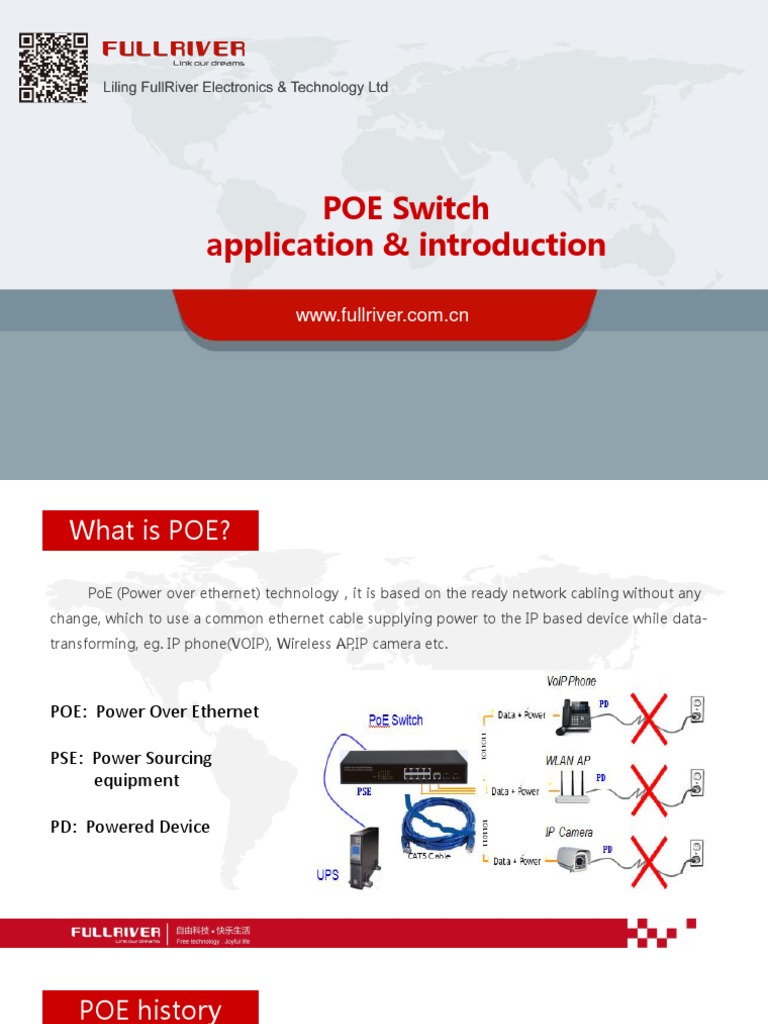 Fullriver POE Switch Introduction | PDF | Telecommunications ...