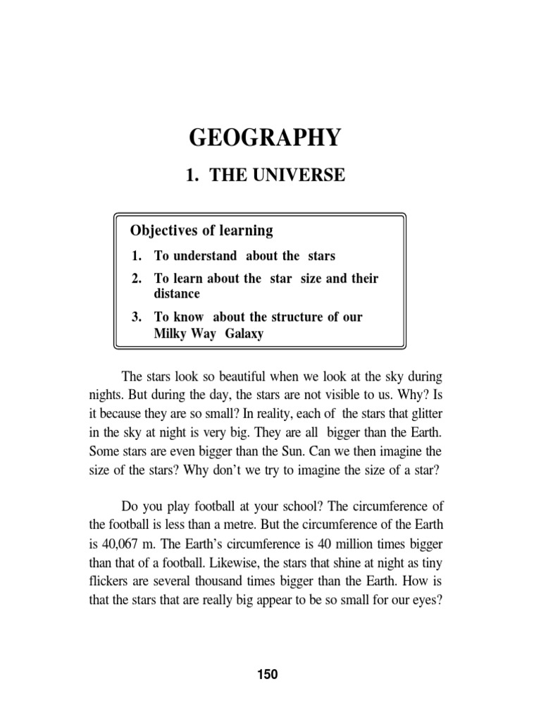 Geography: 1. The Universe | PDF | Solar Eclipse | Comet