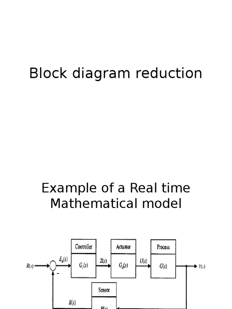 Block Diagram Reduction Techniques | PDF | Teaching Methods & Materials ...