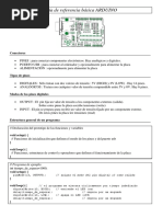 Sintaxis Básica Arduino | PDF | Arduino | Programa de computadora